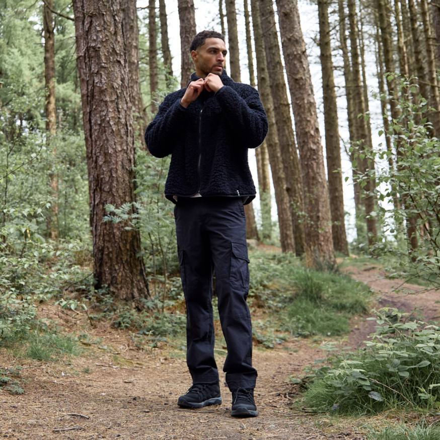 OHS Teddy Full Zip Fleece - Black