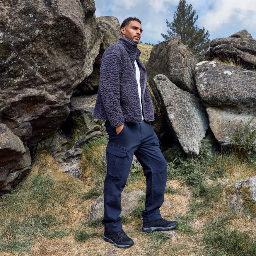 OHS Teddy Full Zip Fleece - Charcoal