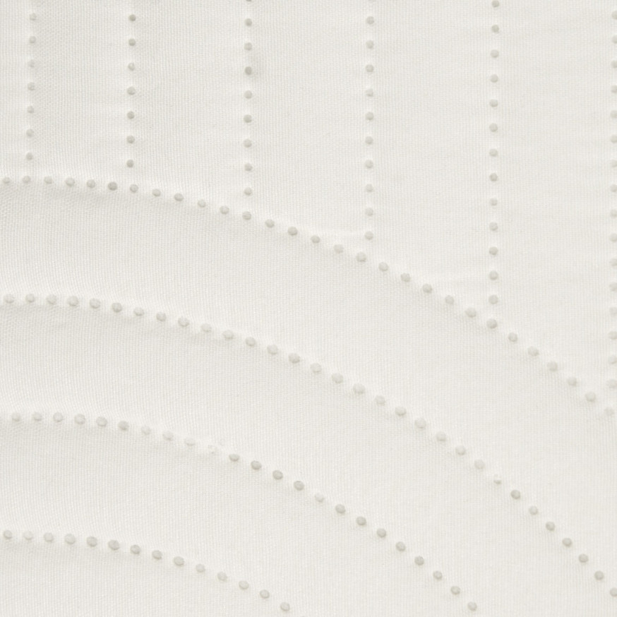 OHS Arches Embossed Quilted Cushion Covers - Cream