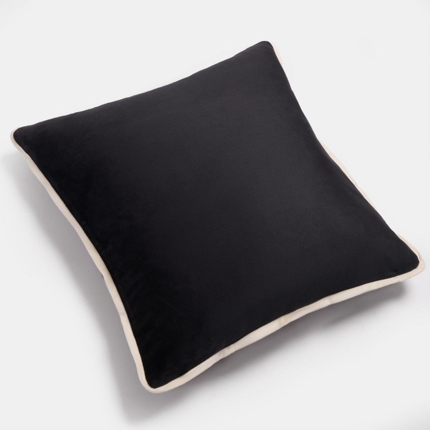OHS Matte Velvet Piped Edge Cushion Covers - Monochrome