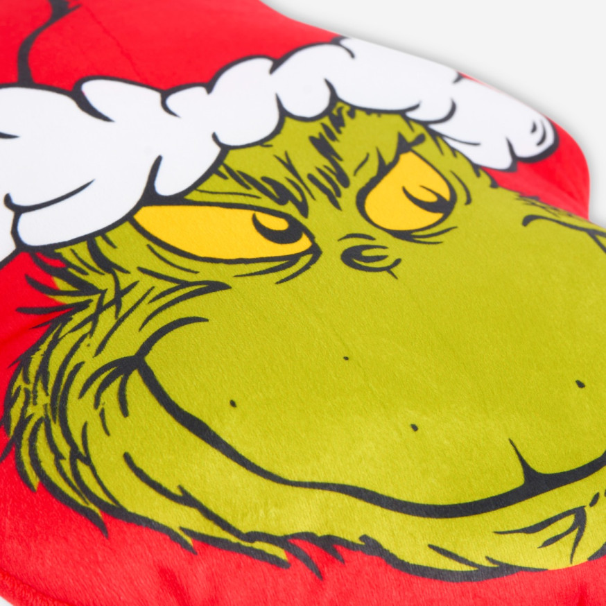 OHS The Grinch Shaped Cushion - Green/Red