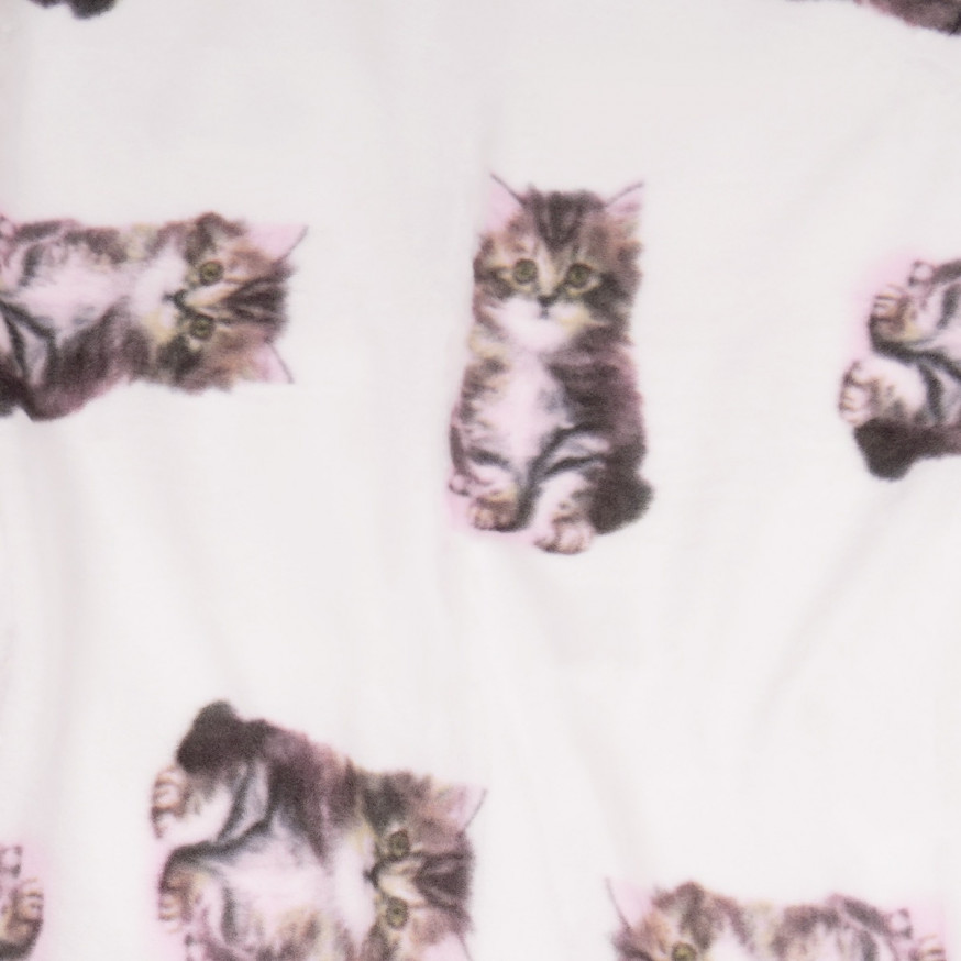 Fleece Blanket 120x150cm - Cat Kitten