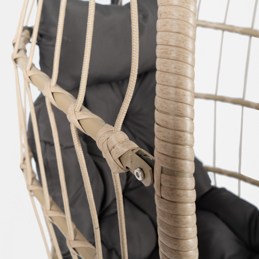OHS Foldable Hanging Egg Chair - Natural