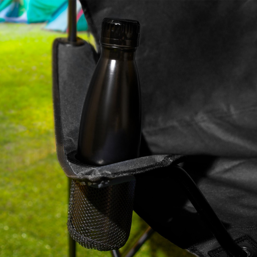 OHS Foldable Camping Chair - Black