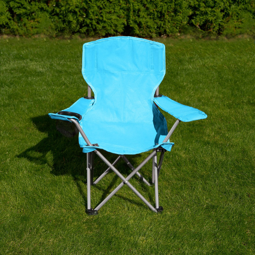 OHS Kids Foldable Camping Chair - Blue