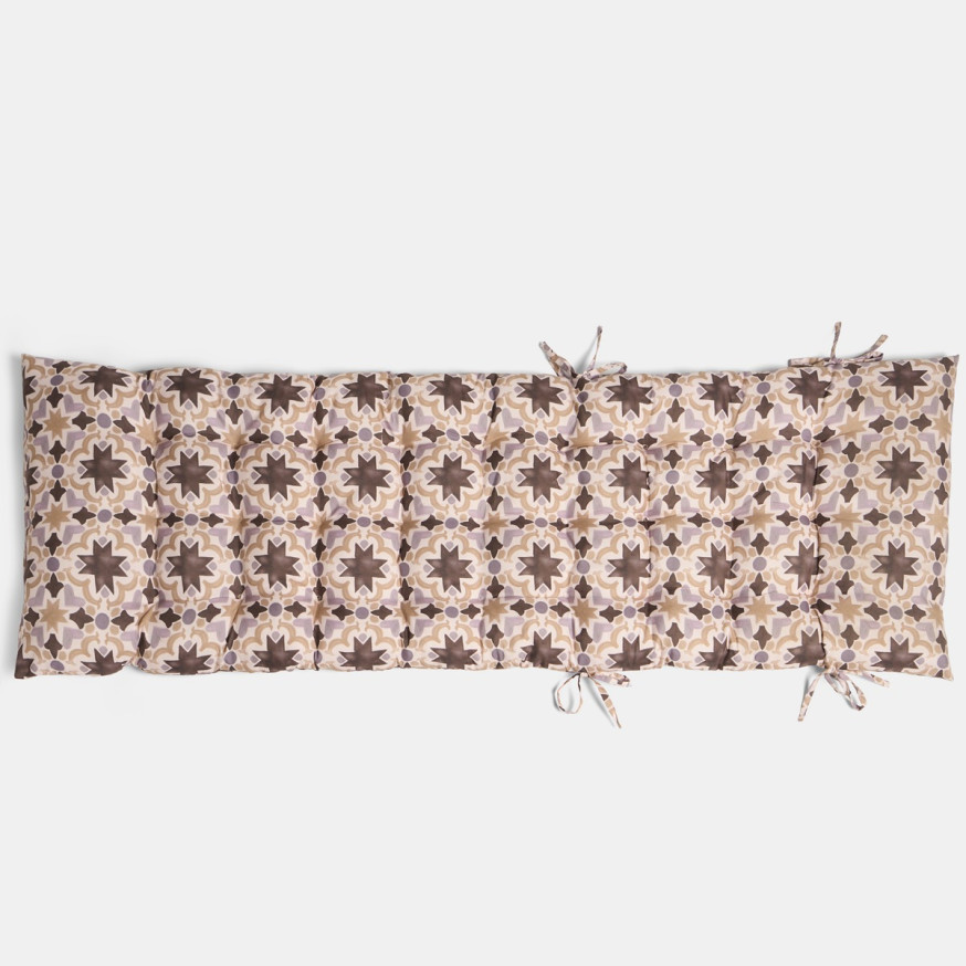 OHS Tile Print Gravity Chair Cushion - Natural