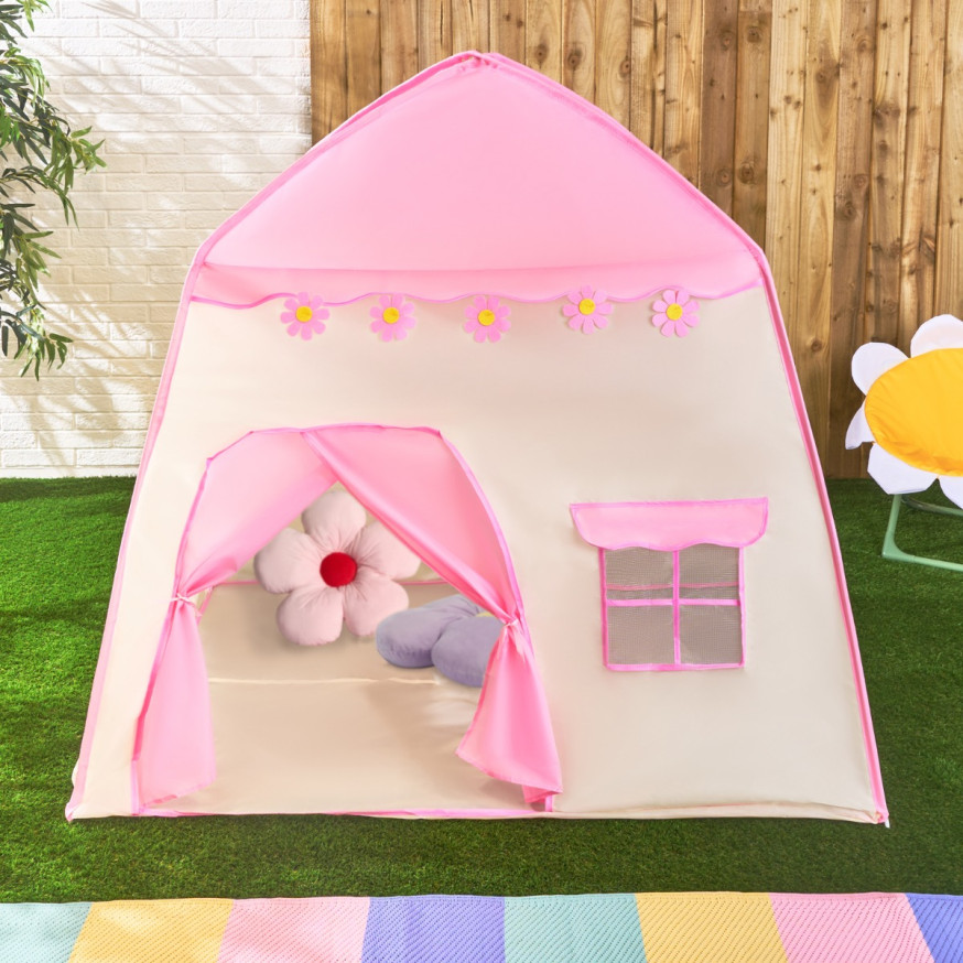 OHS Kids Flower Play Tent - Pink