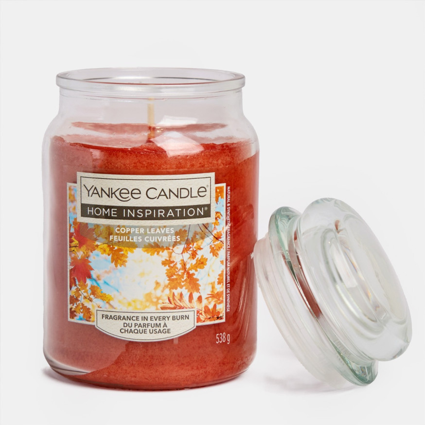 Yankee Candle Copper Leaves 538g Large Candle Jar