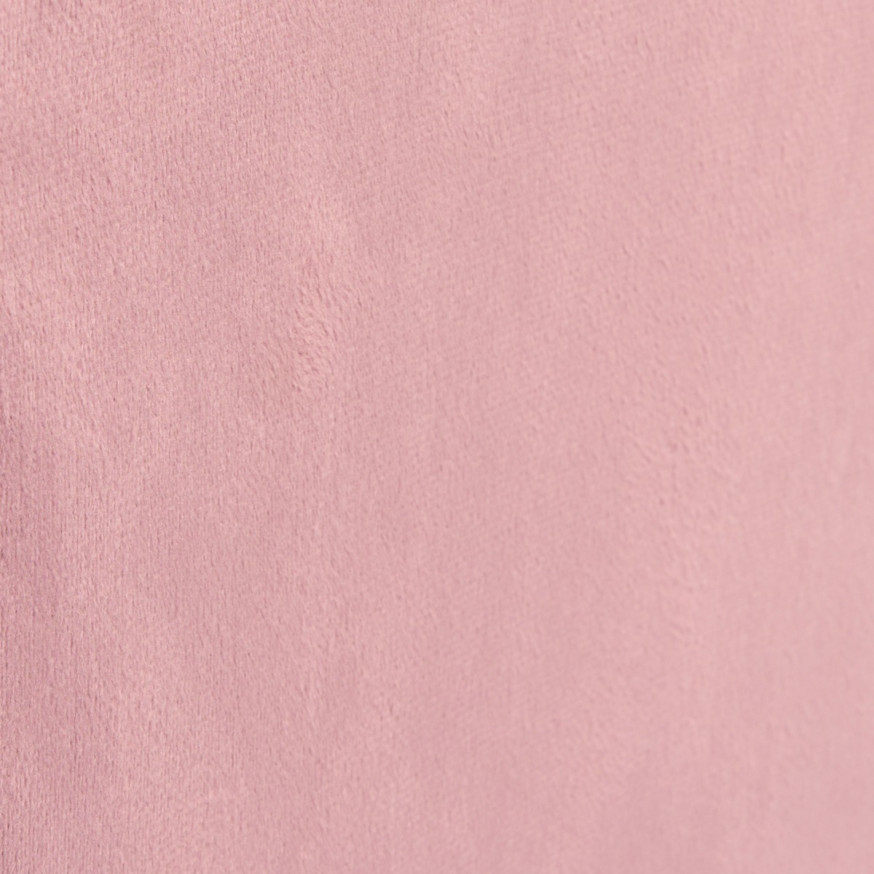 OHS Matte Velvet Foldable Cube Storage Ottoman - Blush Pink