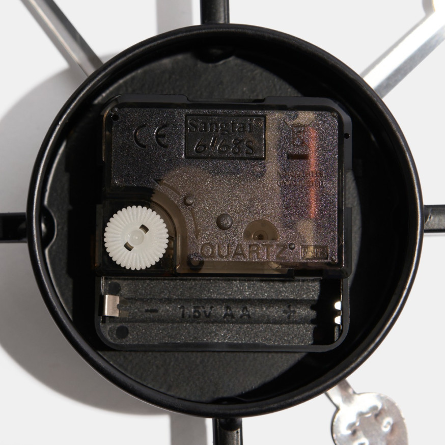 OHS Skeleton Wall Clock - Black