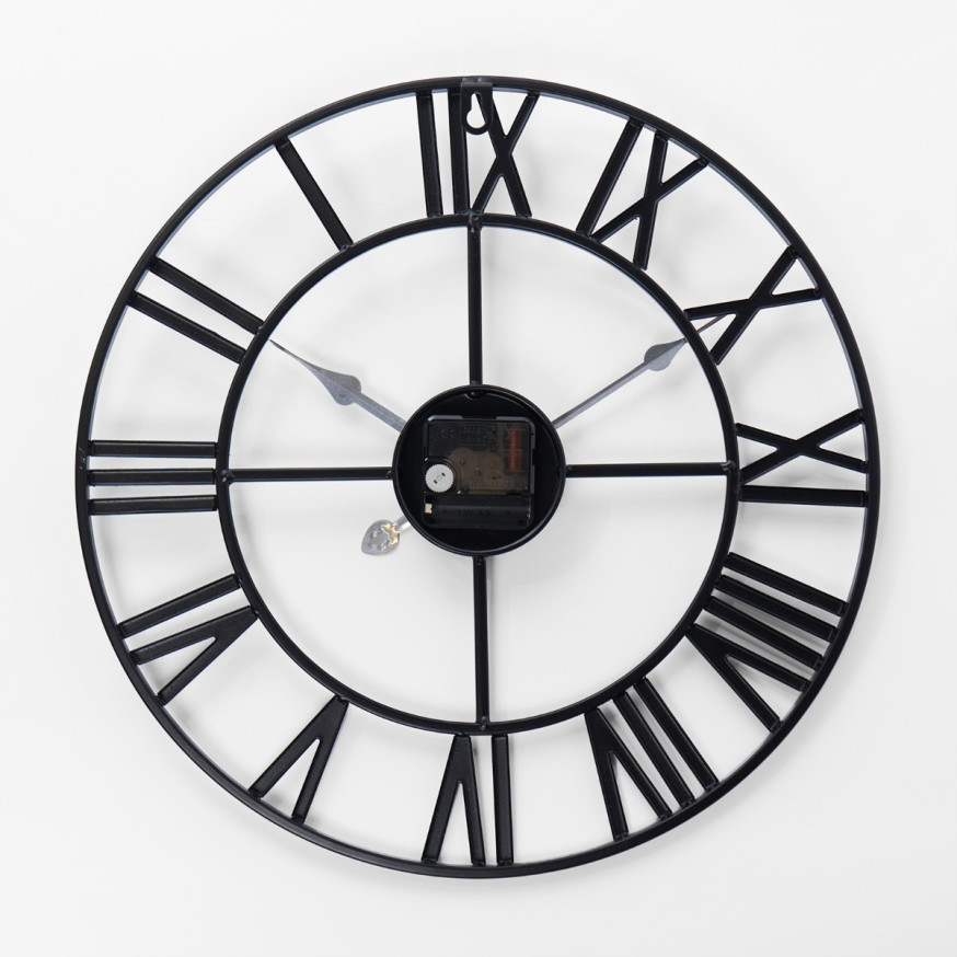 OHS Skeleton Wall Clock - Black