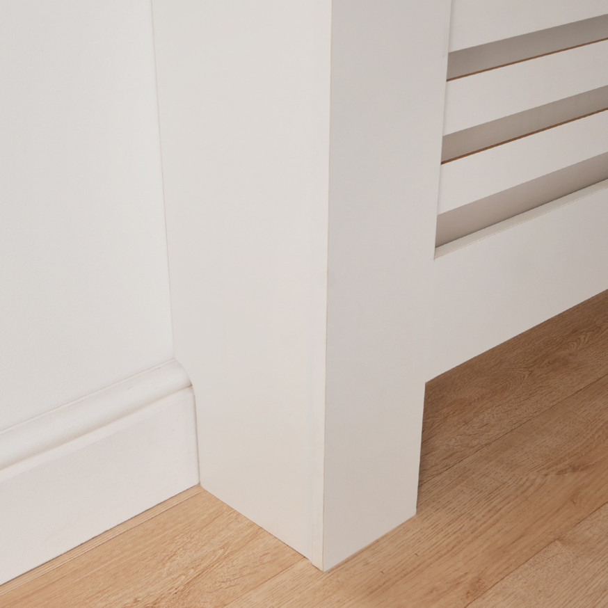 OHS Wooden Radiator Cover - White
