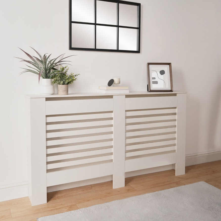 OHS Wooden Radiator Cover - White
