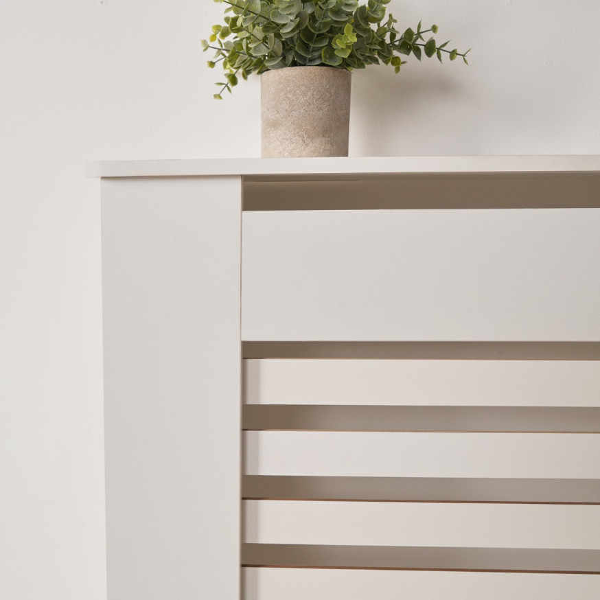 OHS Wooden Radiator Cover - White