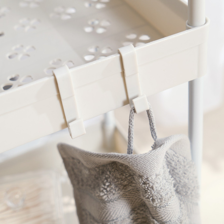 OHS 3 Layer Trolley Cart - White