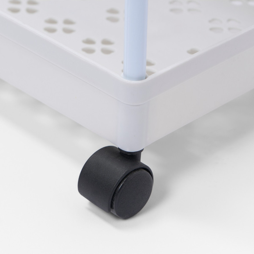 OHS 3 Layer Trolley Cart - White