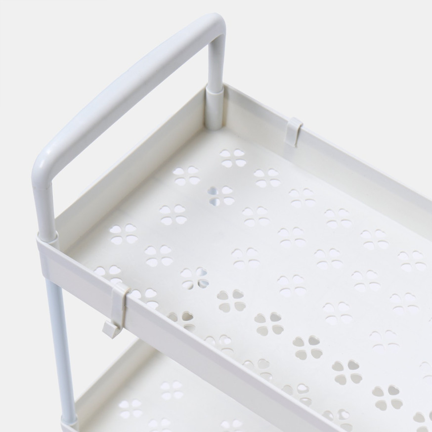 OHS 3 Layer Trolley Cart - White