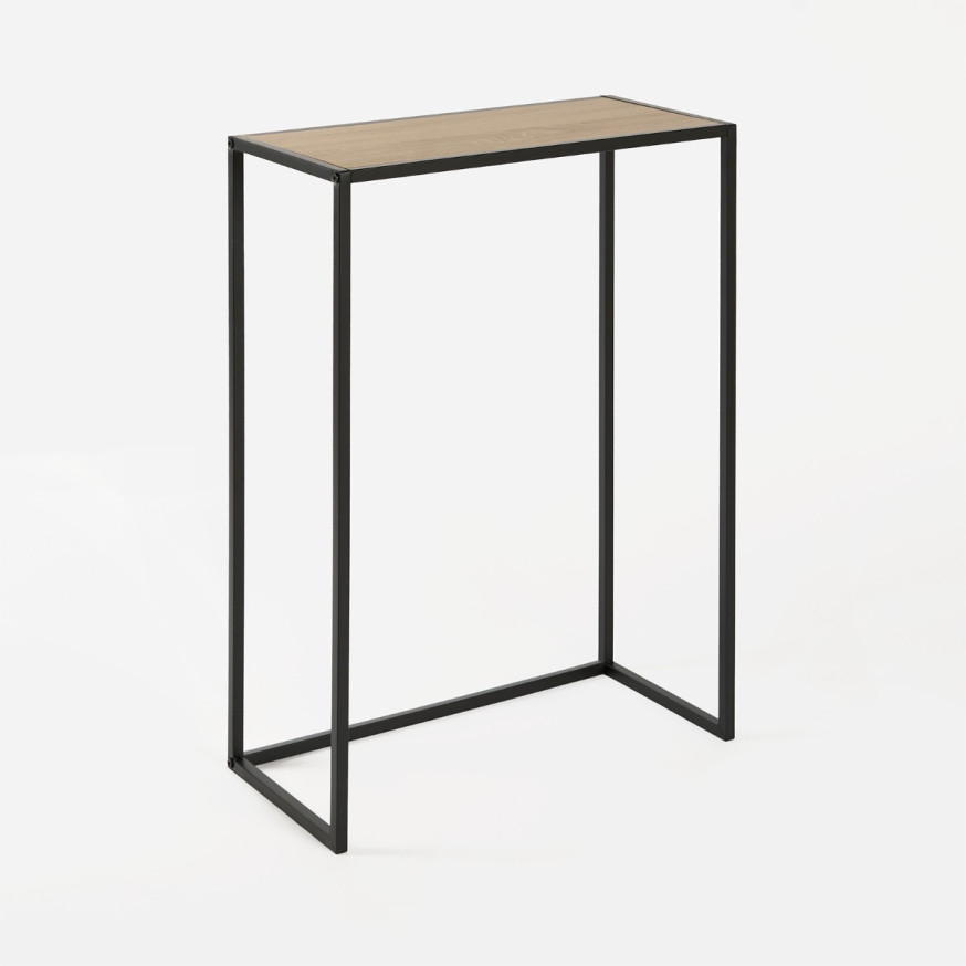 OHS Manhattan Rectangle Console Table - Natural Wood