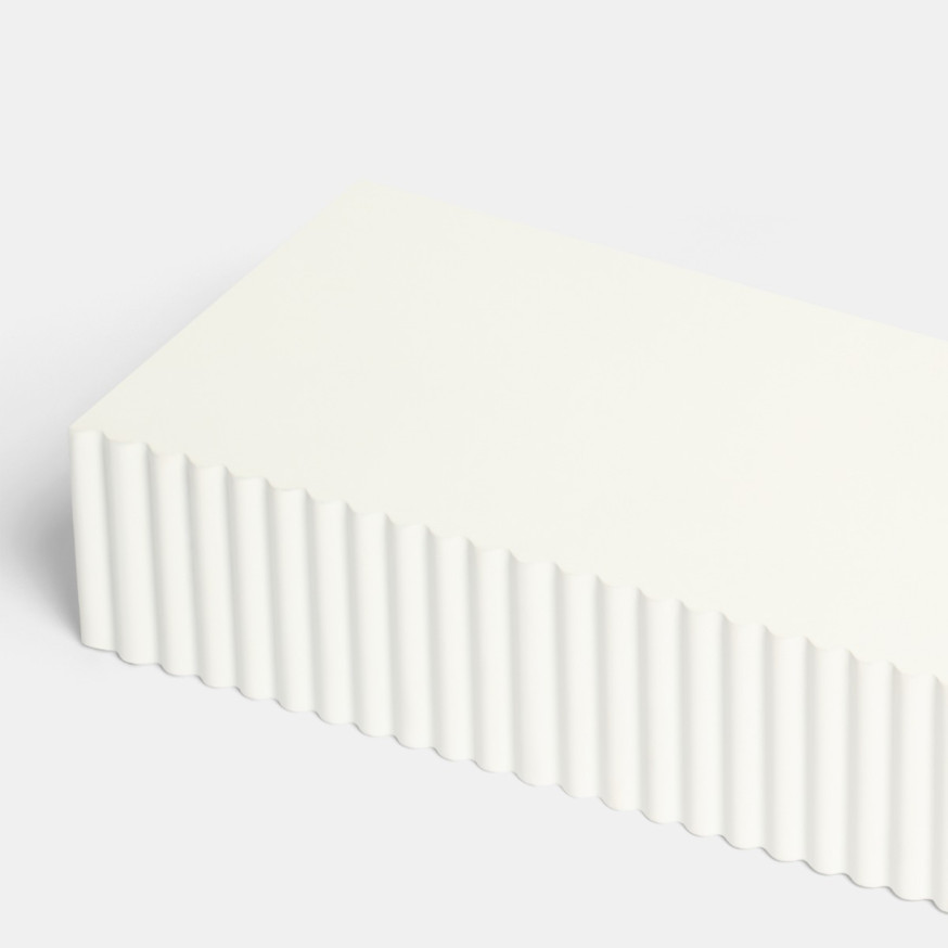 OHS Ribbed Shelf - Cream