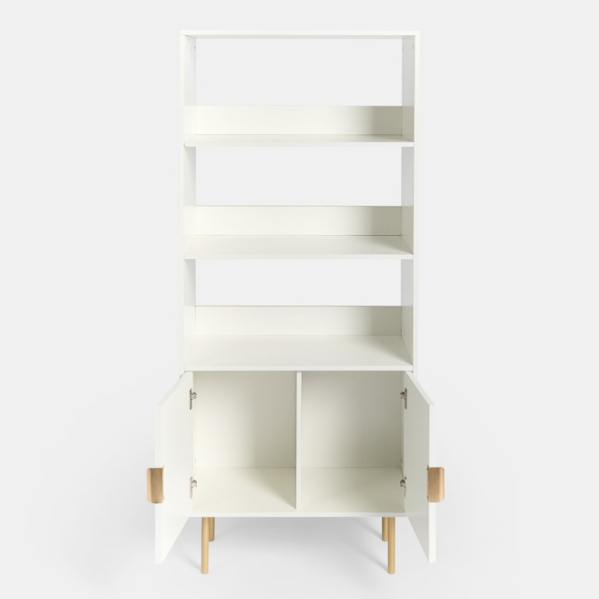 OHS Ribbed Display Unit - White