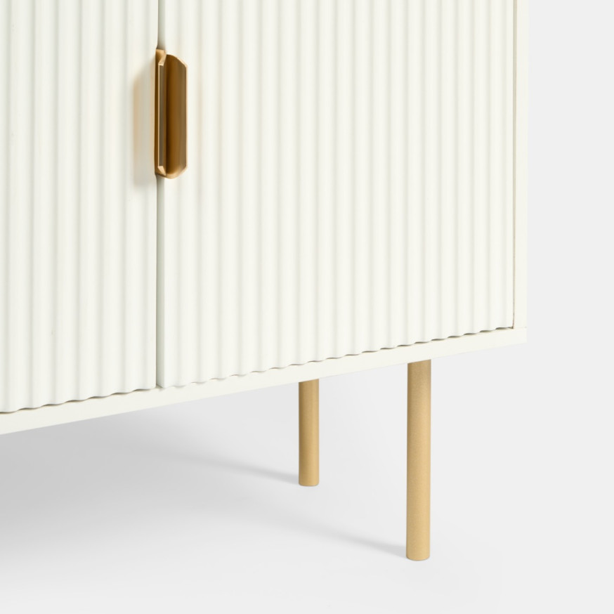OHS Ribbed Display Unit - White