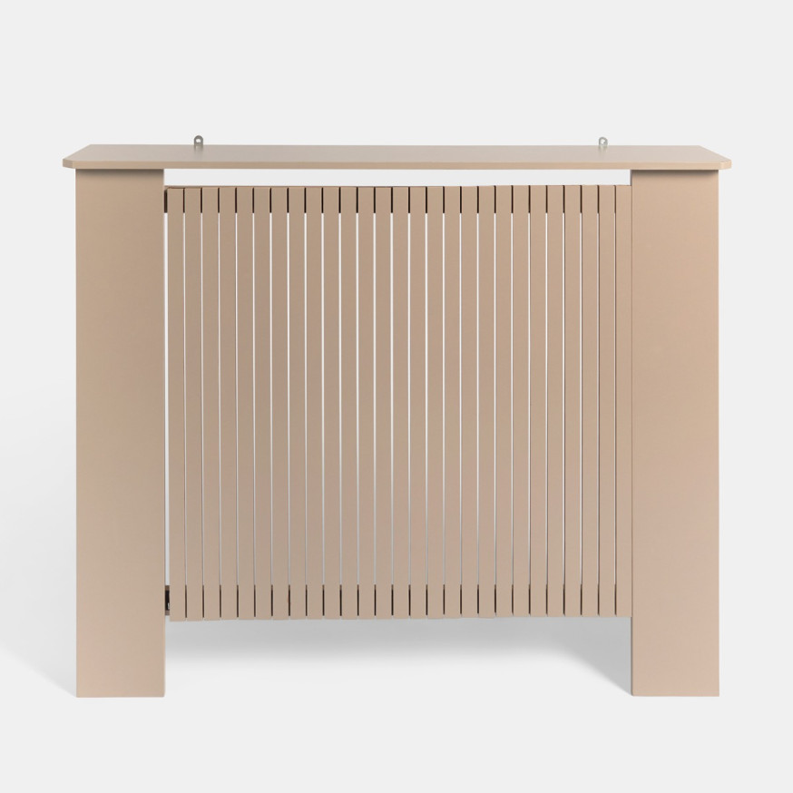OHS Medium Ribbed Radiator Cover - Natural