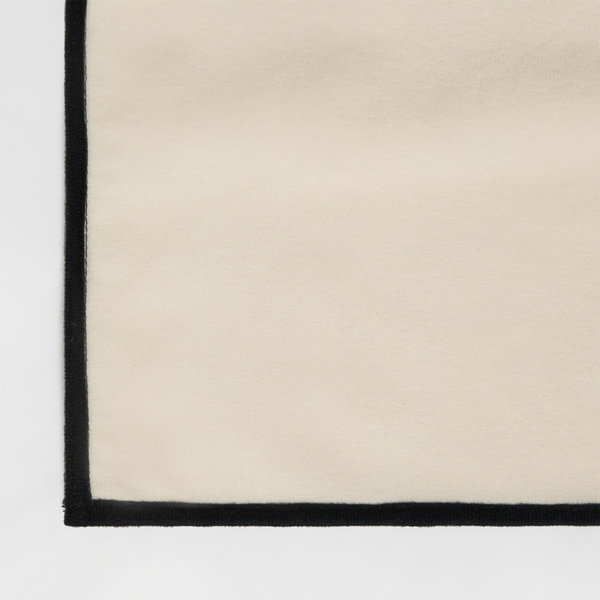 OHS Piped Trim Table Runner - Monochrome