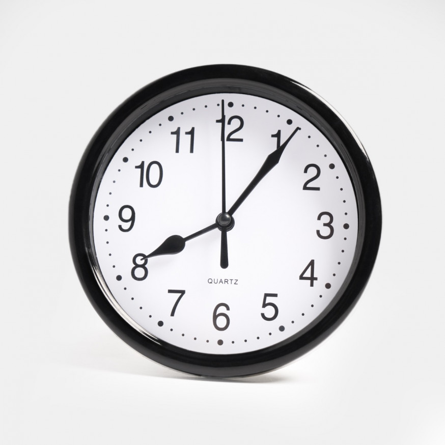 OHS Essentials Wall Clock - Black