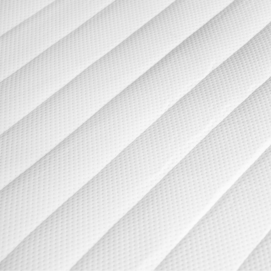 OHS Extra Comfort Memory Foam Spring Mattress, White – Double