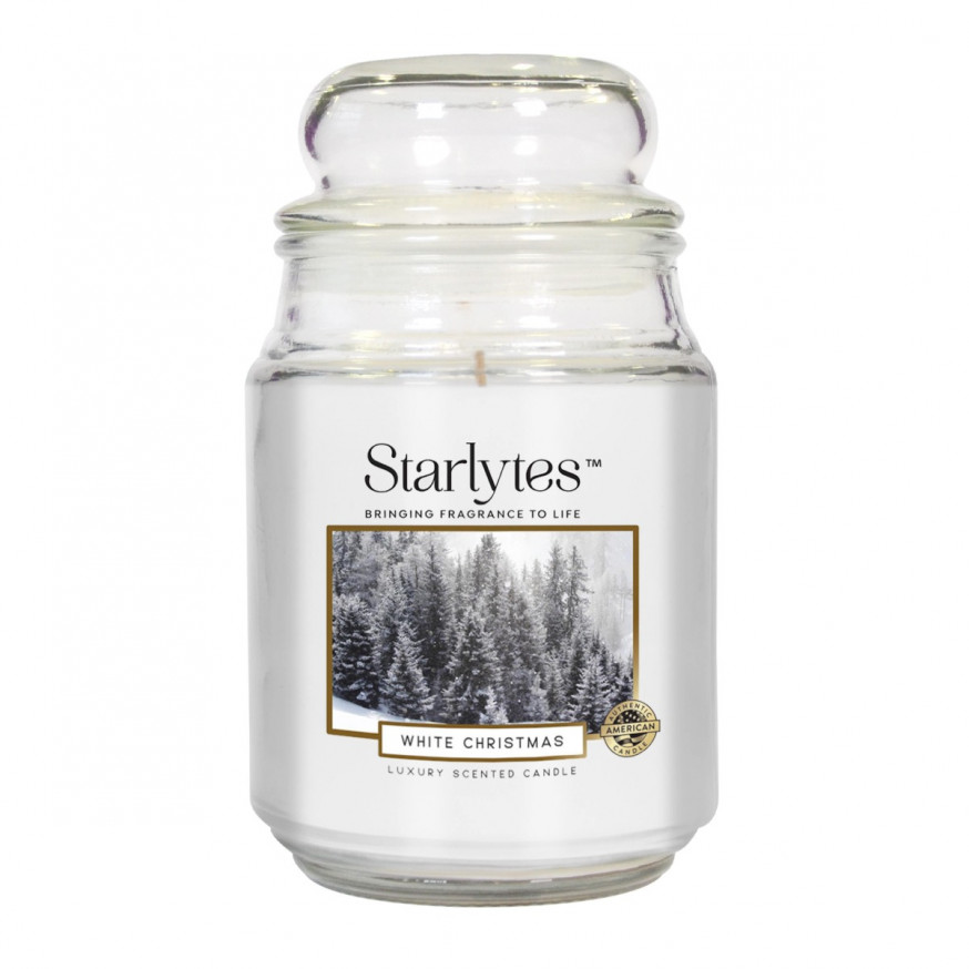 Starlytes 18oz Jar Candle - White Christmas