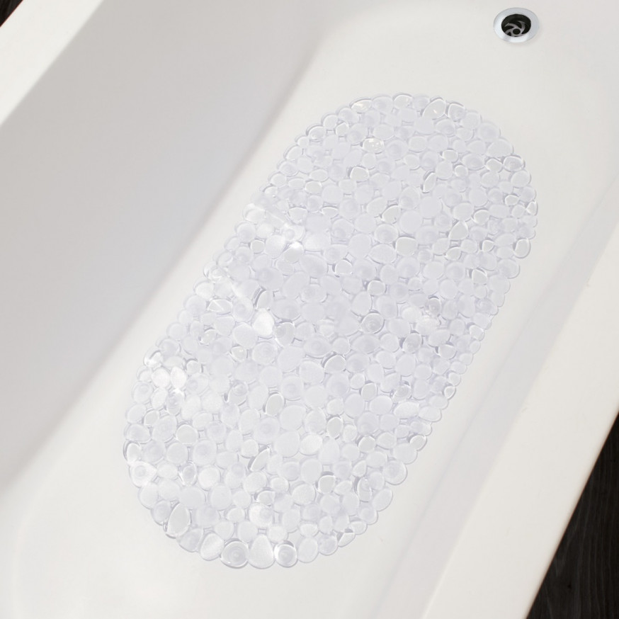OHS PVC Slip Resistant Bath Mat - Clear
