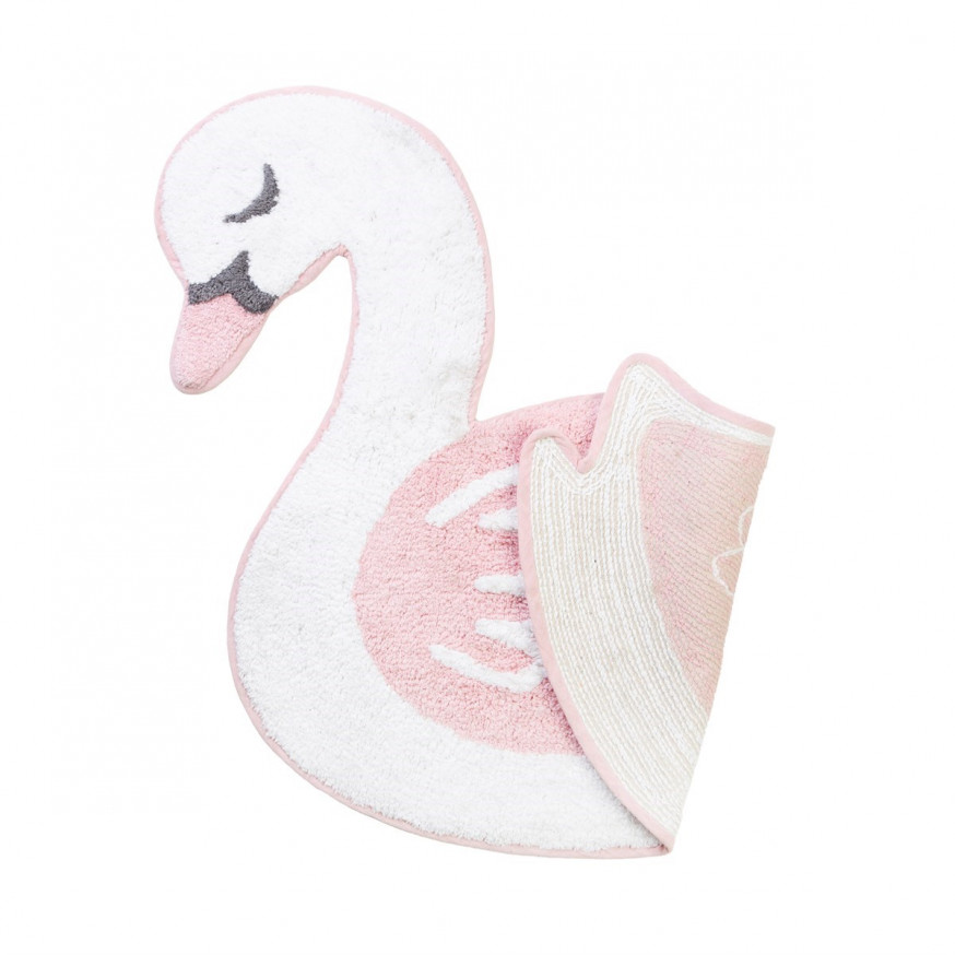Sass & Belle Freya Swan Rug - White
