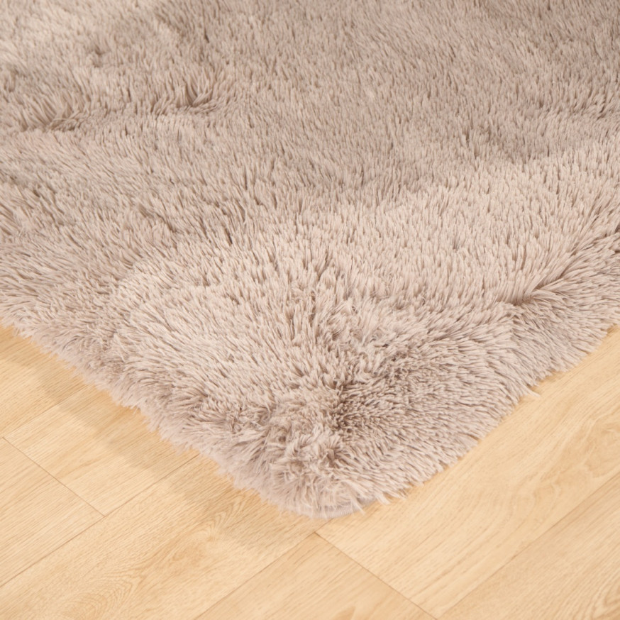 OHS Soft Fluffy Floor Rug - Natural