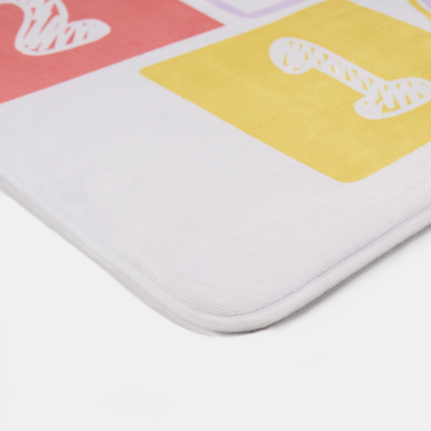 OHS Kids Supersoft Hopscotch Printed Runner - Multi