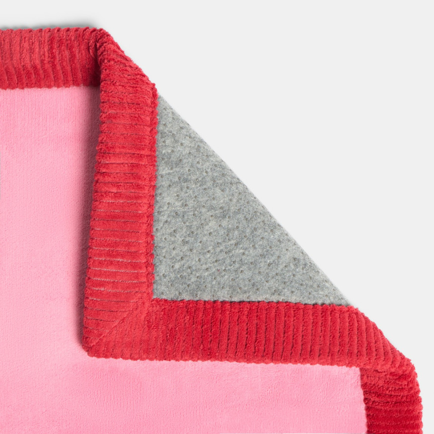 OHS Contrast Border Runner - Pink/ Red