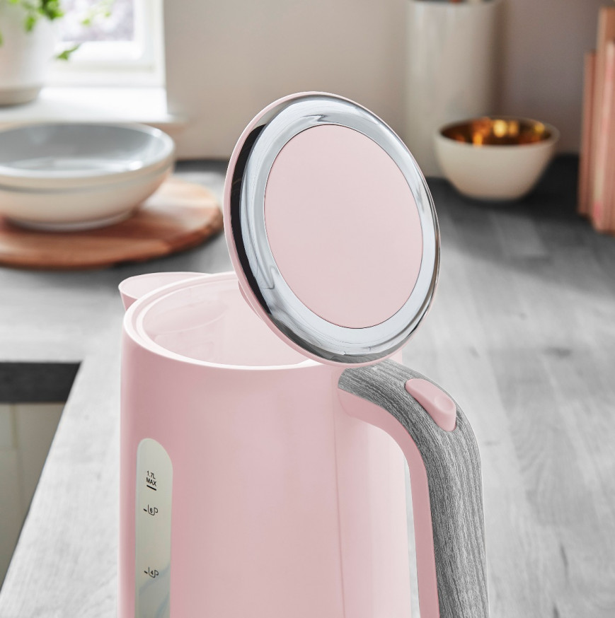 Tower Scandi Rapid Boil Kettle 1.7L - Pink