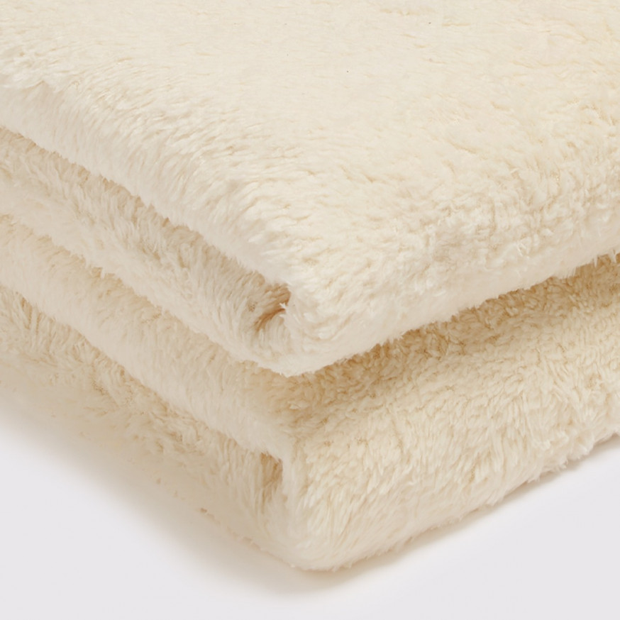 OHS Teddy Fleece Throw - Cream