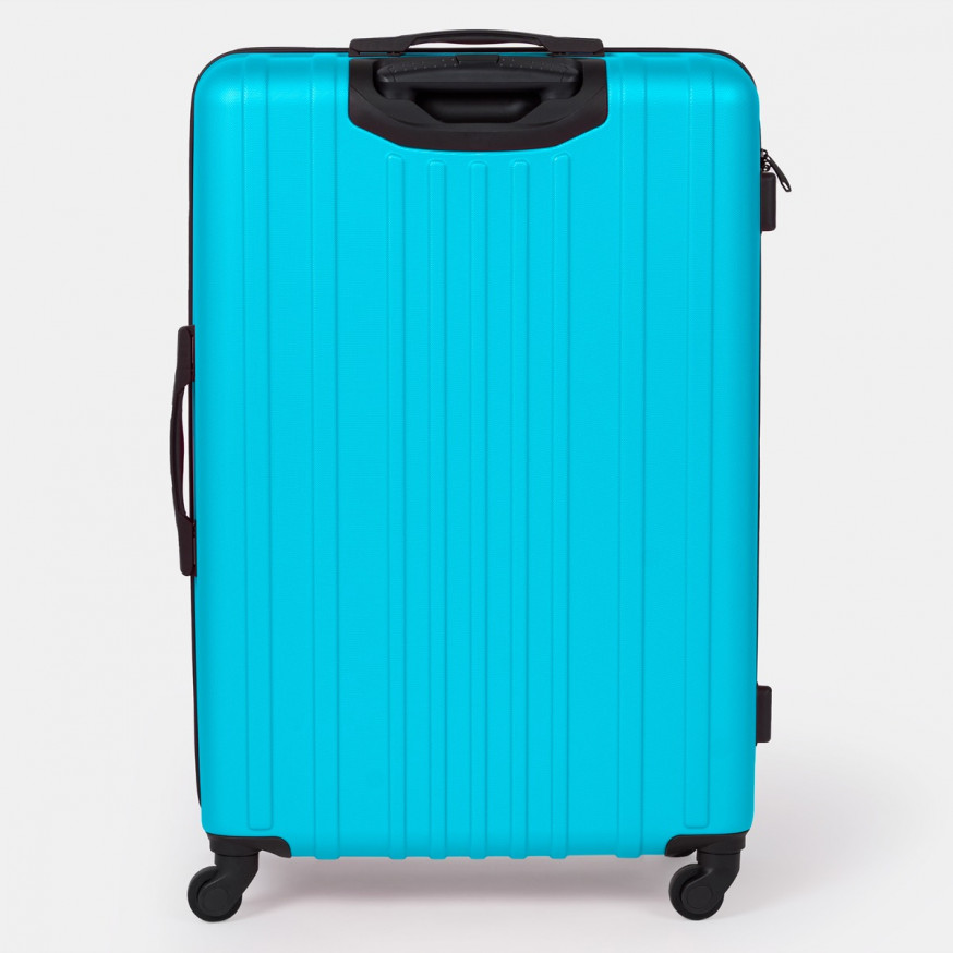 OHS 4 Wheel Hard Shell Suitcase, Sea Blue - 3 Pack