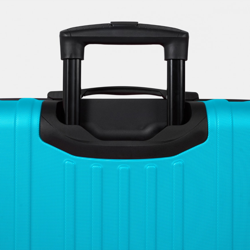 OHS 4 Wheel Hard Shell Suitcase, Sea Blue - 3 Pack