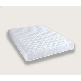 OHS Memory Foam Spring Mattress, White - Double