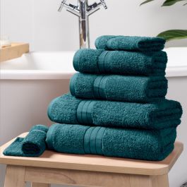 Brentfords 100% Cotton Bath Sheet, Dark Teal - 1PC