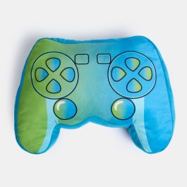 OHS Console Remote Shaped Gamer Cushion - Blue