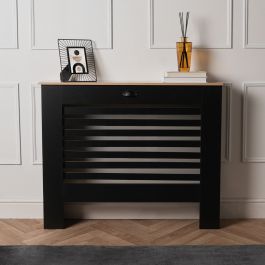 OHS Wooden Radiator Cover - Black