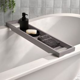 OHS Wooden Bath Rack - Charcoal