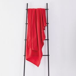Dreamscene Plain Fleece Throw - Red