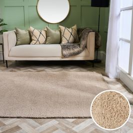 OHS Cosy Teddy Rug - Natural