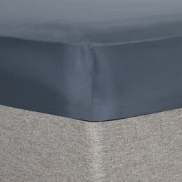 OHS Plain Dyed Fitted Sheet - Denim Blue