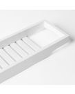 OHS Wooden Bath Rack - White