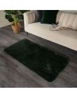 Sienna Fluffy Rug - Forest Green