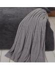 Teddy Fleece Throw - Silver Grey